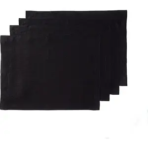 SOLINO HOME Linen Placematsfete Black