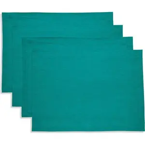 SOLINO HOME Linen Placematsfete - Teal