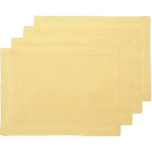 SOLINO HOME Linen Placematsfete Yellow