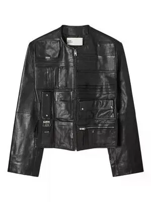 Tory Burch Pocket Leather Jacket