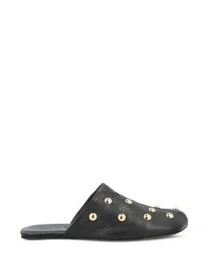 Chloé Rita Studded Mules - Black