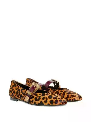 Roberto Festa Dalma Leopard-print Ballet Flats