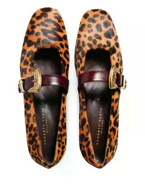 Roberto Festa Dalma Leopard-print Ballet Flats