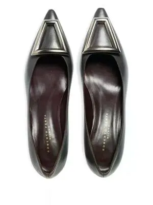 Roberto Festa Pumps With Silver-tone Accessory - Grey