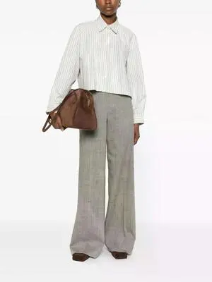 Sandro Wide Leg Trousers - Grey