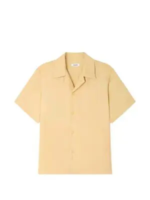 Sandro Loose-fit Shark Collar Shirt