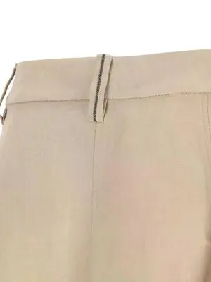 Brunello Cucinelli Pleated A-line Midi Skirt