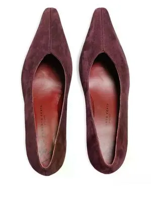 Roberto Festa Wara Squared Suede Pumps