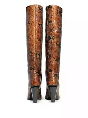 Roberto Festa Riva Python-print Boots