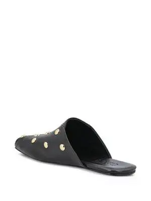 Chloé Rita Studded Mules - Black