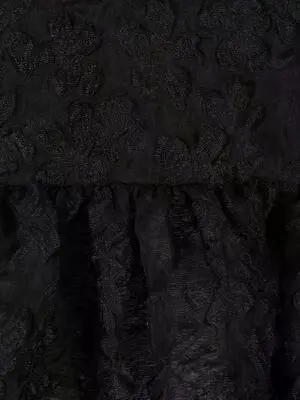 Cecilie Bahnsen Patterned Jacquard Top - Black