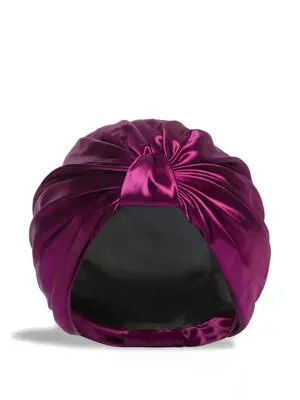 Alberta Ferretti Knotted Turban - Purple