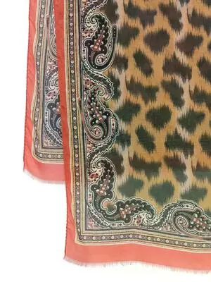 Etro Animal-paisley-print Scarf