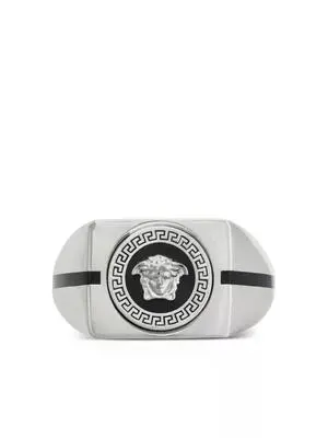 Versace Medusa Greca Ring In -tone - Silver