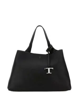 TOD'S Leather Tote Bag - Black