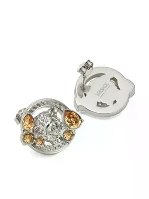Versace Medusa Stud Earrings - Silver