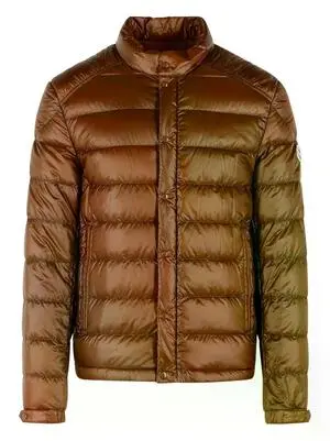 Moncler Quilted Jacket - Brown