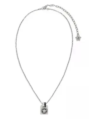 Versace Medusa Pendant Necklace - Silver