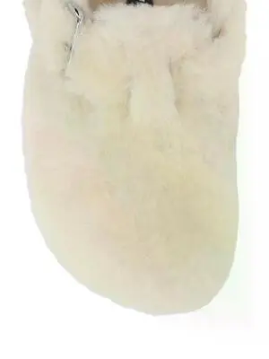 BIRKENSTOCK Boston Shearling Mules - Neutrals