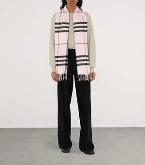Burberry Cashmere Check Scarf