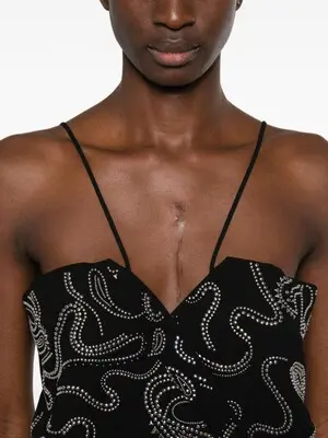 IRO PARIS Olympe Strappy Top - Black