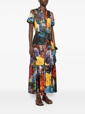 Alice + Olivia Printed Midi Dress - Multi