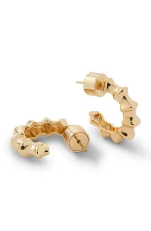 JENNIFER FISHER Murphy Mini Hoop Earrings - Yellow Gold