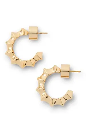 JENNIFER FISHER Murphy Mini Hoop Earrings - Yellow Gold