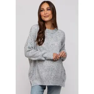 PINKBLUSH Knit Sweater - Grey