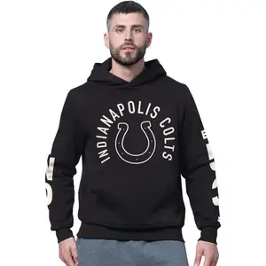 STARTER Indianapolis Colts Handoff Fleece Hoodie Sweatshirt - Black