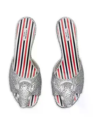 Thom Browne Embellished Dog Detail Mules