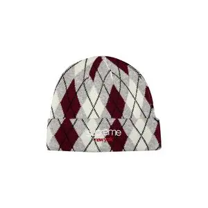 Supreme Argyle Cashmere Beanie - Multicolor