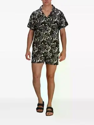 BOSS Floral Swim Shorts - Grey