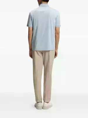 BOSS Buttoned Polo Shirt - Blue