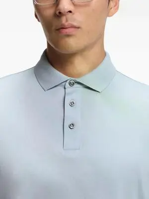 BOSS Buttoned Polo Shirt - Blue