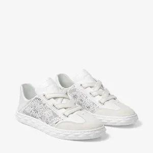 JIMMY CHOO Diamond Light Flex Low Top Sneakers - White