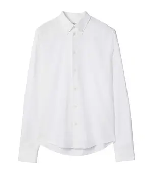 Burberry Cotton Check Slim Oxford Shirt