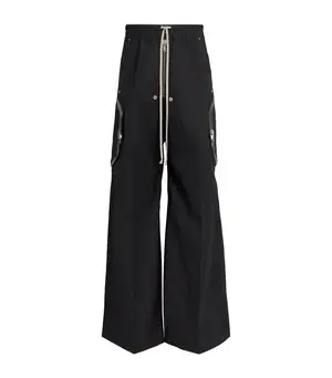 Rick Owens Cotton Heizer Belas Cargo Trousers