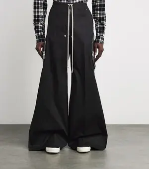 Rick Owens Cotton Heizer Belas Cargo Trousers