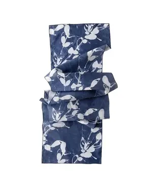 GOLDIE HOME Porto Print Runner - Indigo