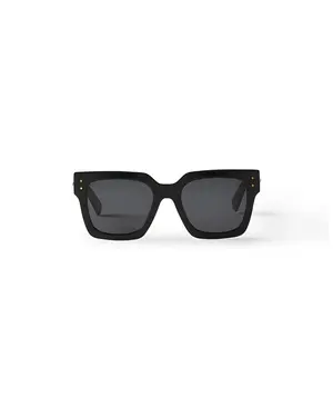 LANVIN Signature Maxi Rectangle Sunglasses - Black