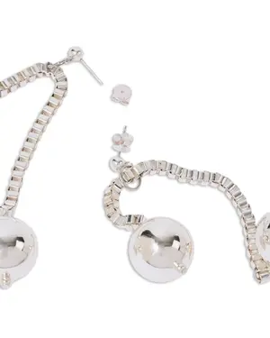 PEARL OCTOPUSS.Y Chained Sphere Drop Earrings
