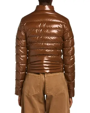 Moncler Papillon Down Puffer Jacket - Open Brown