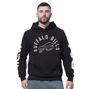 STARTER Buffalo Bills Handoff Fleece Hoodie - Black