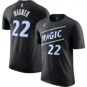 JORDAN BRAND Franz Wagner Orlando Magic Name & Number T-shirt Statement Edition - Black