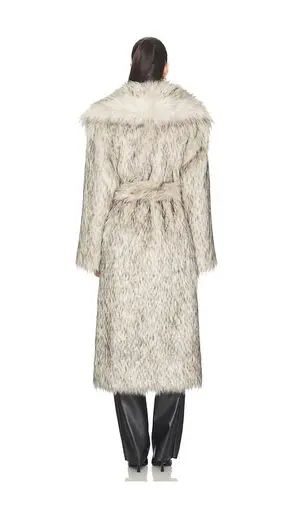 Andamane Winter Maxi Faux Fur Coat