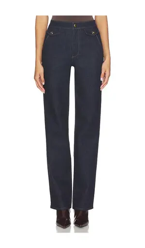 Women's Flap Pockets Jeans