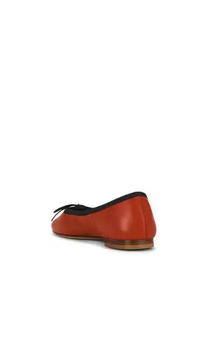 MANSUR GAVRIEL Dance Ballerina Flat - Pomodoro & Black