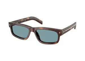 Prada Rectangle Full Rim Sunglasses - Classic Tortoise (pr_b11s_15w04d_55mm)