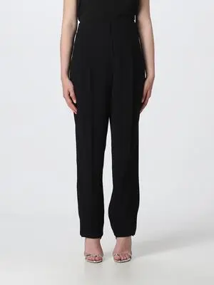 Emporio Armani Raw Edge Hem Pants For Women
